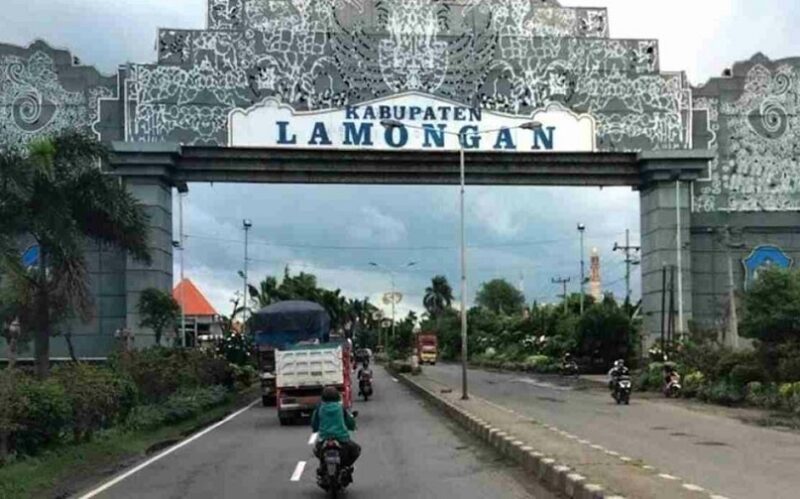 Kota Lamongan Logo Jalan Kota Lamongan Dicor Awal Bulan Oktober